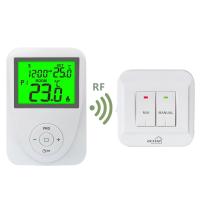 China 6A 8A Weekly Programmable RF Room Thermostat For Gas Boiler for sale