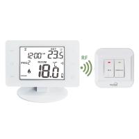 China 6W Wireless Programmable Touch Screen Gas Boiler Thermostat 230V with 200m Range and 7-Day Programming for sale