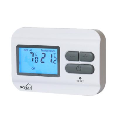 China 8A LCD Display Non Programmable Wired Room Thermostat for sale
