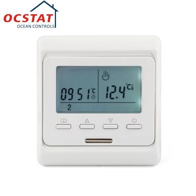 China Omron Relay Underfloor Heating Thermostat With NTC Sensor for sale