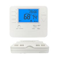 China ABS PC LCD Display Digital Room Thermostat 24VAC for sale