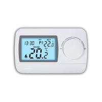 China Wall Mounted ABS Plastic 7 Day Programmable Thermostat With Digital Display for sale