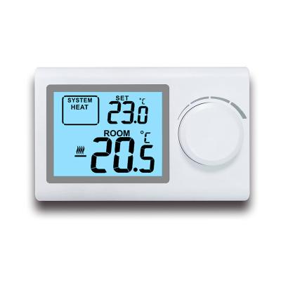 China ST2401 Digital Room Thermostat with 0°C-40°C Temperature Range and 230VAC Contact Rating for Boiler Heating Control for sale