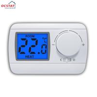 China Riseem ISO Gas Boiler Room Non-programmable Thermostat 230V with 0°C-40°C Range and 6A Current for sale