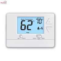 China Riseem White ABS Digital Non Programmable Thermostats for Heating Room 24V for sale