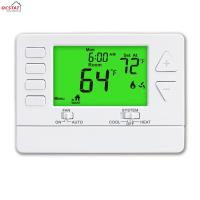 China Eco-friendly Single Stage 1 Heat 1 Cool  ABS Programmable Digital Heating Room Thermostat for sale