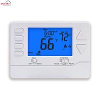 China Riseem ABS 24V 7 Day Programmable Smart Room Thermostat with LCD Display for sale