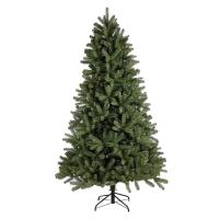 China Artificial Xmas Decorations Full Fir Hinged Christmas Tree With Brown Trunk for sale