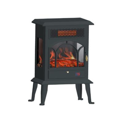 China Master Flame Electric Fireplace Indoor Freestanding Mantel Heater 1500W for sale