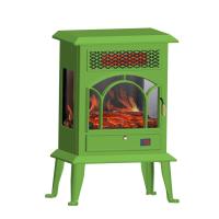 China Master Flame Electric Fireplace Indoor Freestanding Mantel Heater 1500W for sale