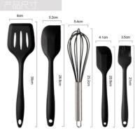 China Food Grade Silicone Kitchen Utensils Set Nonstick Gadgets 12pcs for sale
