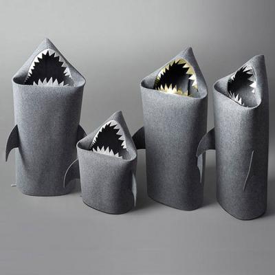 China Eco Friendly Kids Custom Logo Folding Felt Cool Laundry Basket For Storage for sale
