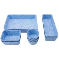 China wholesale integrated fashion portable felt bedside caddy felt drawer organizer box for table for sale