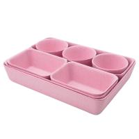 China wholesale integrated fashion portable felt bedside caddy felt drawer organizer box for table for sale
