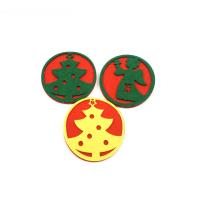 China Customized Felt Drink Coffee Coaster Christmas Cup Mat With Holder for sale