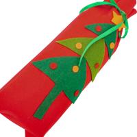 China Popular Felt Christmas Single Bottle Carrier Bag Wine Cover Decoration for sale