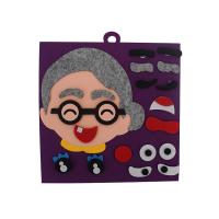 China Ecofriendly 100 Handmade Foldable  Multi Color Felt Child Kids Educational Board Toy for sale