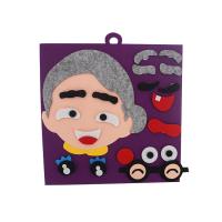 China Ecofriendly 100 Handmade Foldable  Multi Color Felt Child Kids Educational Board Toy for sale