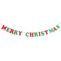 China 2mm Thickness Felt Banner For Christmas Party Decoration for sale