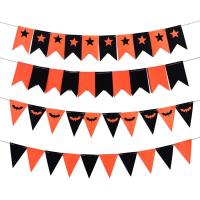 China Home Decoration Felt Flag Banner Happy Halloween Party for sale