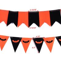 China Home Decoration Felt Flag Banner Happy Halloween Party for sale