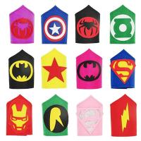 China Custom Felt Superhero Party Masks For Children Aged 3+ for sale