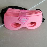 China Custom Felt Superhero Party Masks For Children Aged 3+ for sale