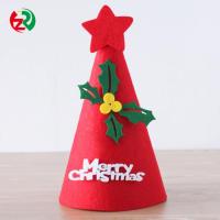 China Felt Handmade Christmas Hat Mini Christmas Ornaments For Decoration for sale