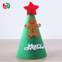 China Felt Handmade Christmas Hat Mini Christmas Ornaments For Decoration for sale