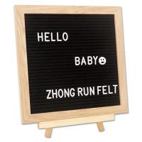 China White Frame Sign Menu Letters Outdoor Set Stand Changeable Plastic Felt Letter Board for sale