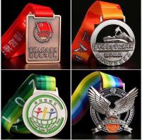 China Track Field Metal Commemorative Medals Marathon Gold Silver Bronze Event Medals for sale