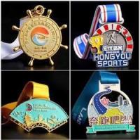 China Track Field Metal Commemorative Medals Marathon Gold Silver Bronze Event Medals for sale