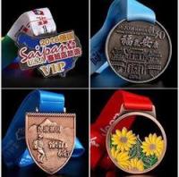 China Track Field Metal Commemorative Medals Marathon Gold Silver Bronze Event Medals for sale