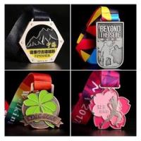 China Track Field Metal Commemorative Medals Marathon Gold Silver Bronze Event Medals for sale
