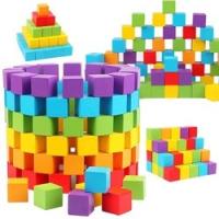 China Hot-selling Well-designed Cube Board Game Wooden Block Wood Crafts Block For Children for sale