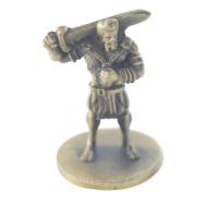China In Stock Bronze Plated Zinc Alloy Metal Statues Metal Figurines For Board Game for sale