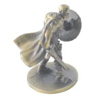 China In Stock Bronze Plated Zinc Alloy Metal Statues Metal Figurines For Board Game for sale