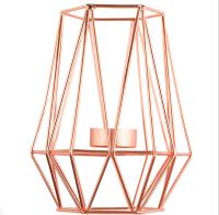 China Hot Sale Metal Candle Stand  Sturdy Material Wholesale Candlestick Tabl Lamp Nordic Candle Holder for sale