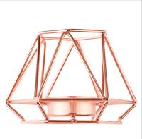China Hot Sale Metal Candle Stand  Sturdy Material Wholesale Candlestick Tabl Lamp Nordic Candle Holder for sale
