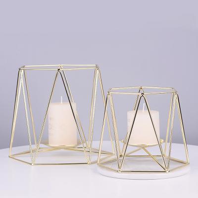 China Hot Sale The New Candle Holder Luxury Wedding Candle Holder Stand  Metal Candlestick for sale