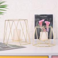 China Hot Sale The New Candle Holder Luxury Wedding Candle Holder Stand  Metal Candlestick for sale