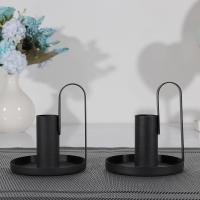 China Wholesale Metallic Candle Holder Simple Luxury Candle Light Stand Exquisite Shape Wedding Candlesticks for sale