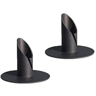 China High Quality Material Black Candle Holder Decoration Metal Candle Holder for sale