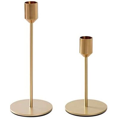 China Nordic Minimalist Style Golden Candle Holder Votive Candle Holders for sale