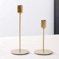 China Nordic Minimalist Style Golden Candle Holder Votive Candle Holders for sale