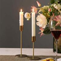 China Nordic Minimalist Style Golden Candle Holder Votive Candle Holders for sale