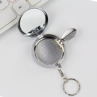 China Portable Custom Round Ashtray Keychain Creative Stainless Steel for sale