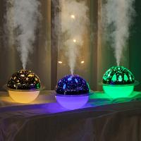 China 250ML Ultrasonic Humidifier Saturn Projector LED Lamp With Star Sky Ocean World Christmas Colorful USB for sale