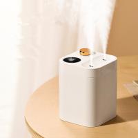 China LED Light Heavy Fog Ultrasonic USB Home Air Humidifier 1000ML Double Nozzle Cool Mist Warm for sale