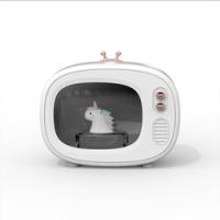 China Creative TV Cute Pet Ultrasonic Air Humidifier Portable Wireless USB Rechargeable Cool Mist for sale